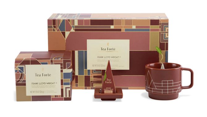 Jewel brings Frank Lloyd Wright into tea with Tea Forté - Brands Untapped